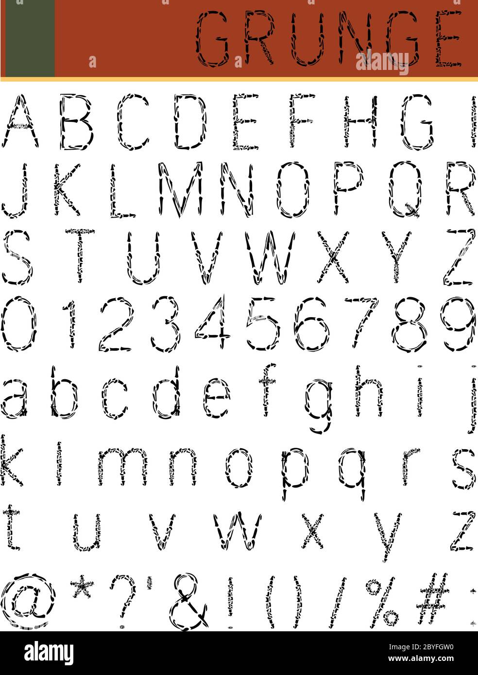 Clip art alphabet hi-res stock photography and images - Alamy