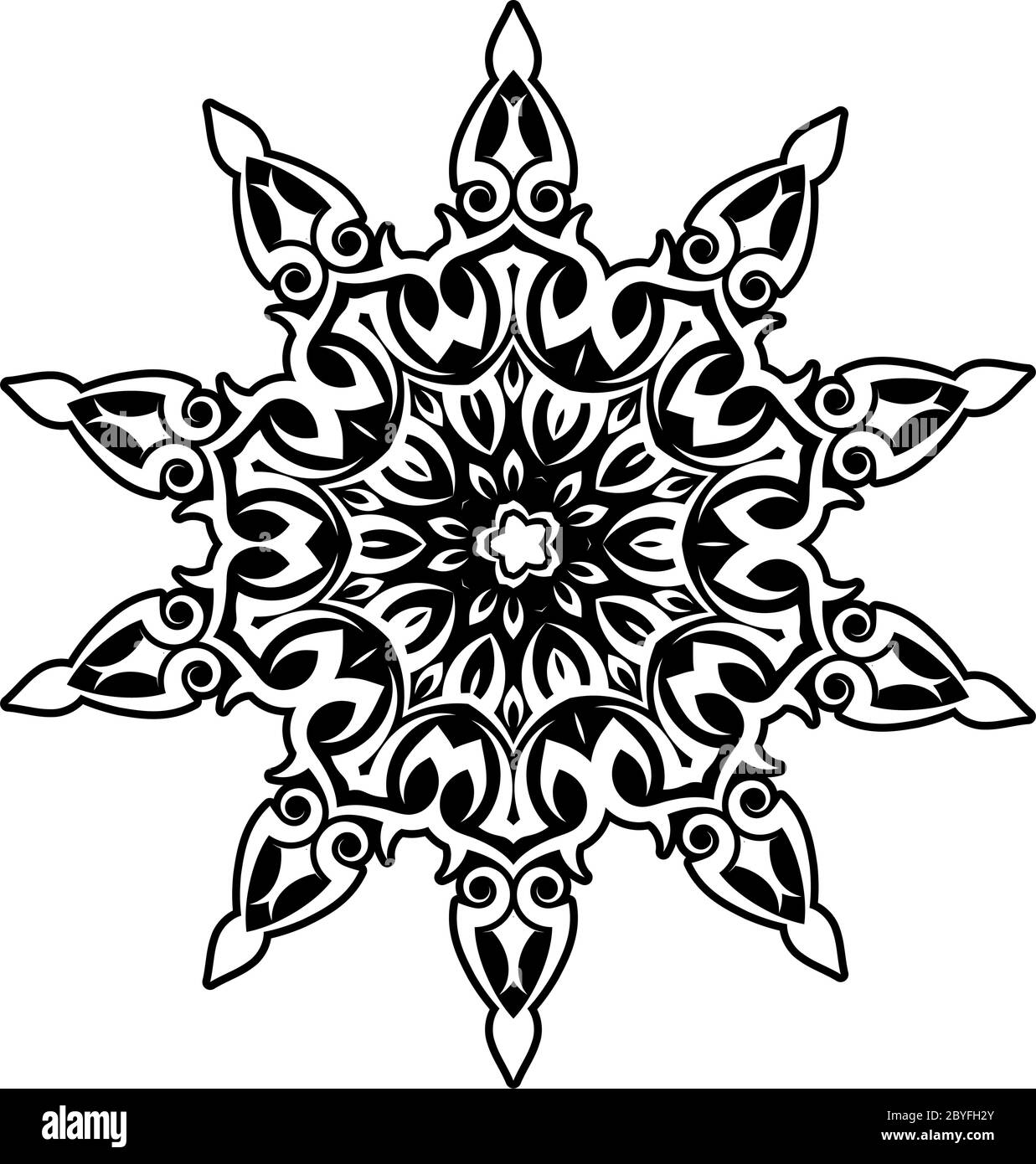 Tattoo Star Symbol Vector Illustration Stock Vector Image & Art - Alamy