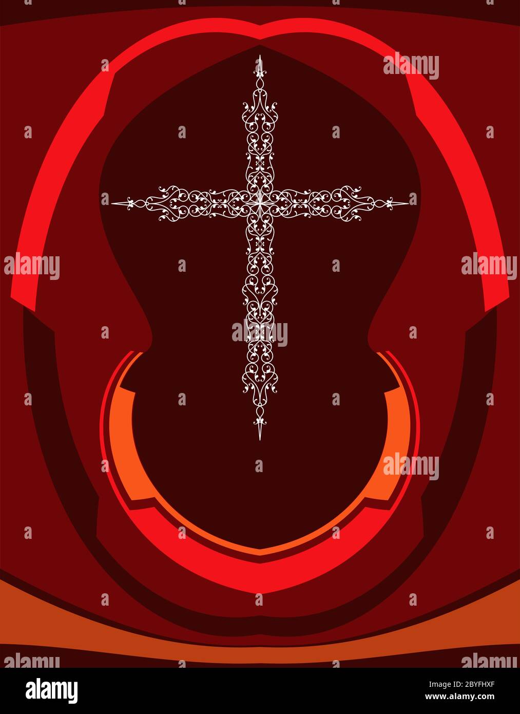 Christian Cross Design Vector Art Stock Vector Image & Art - Alamy