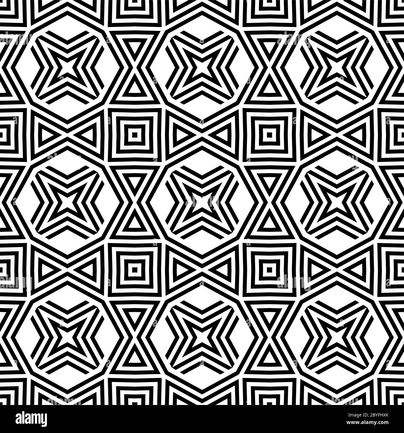 Geometric Seamless Pattern Vector Illustration Stock Vector Image & Art ...