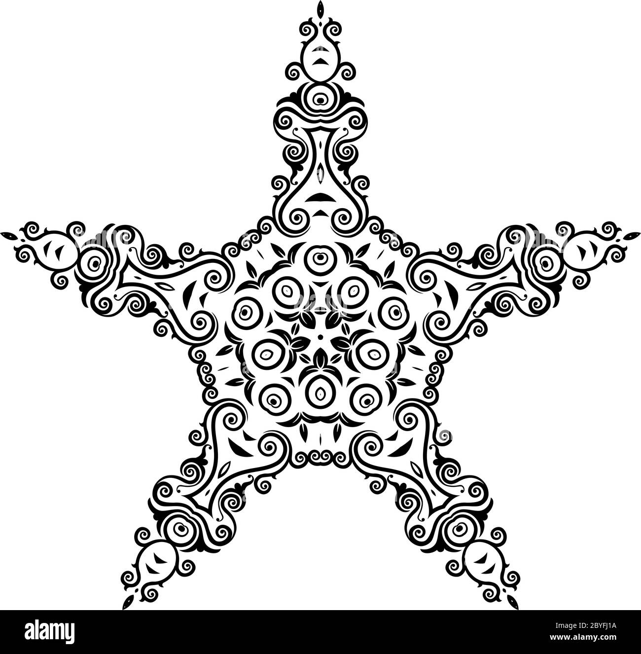 Tattoo Star Symbol Vector Illustration Stock Vector Image & Art - Alamy