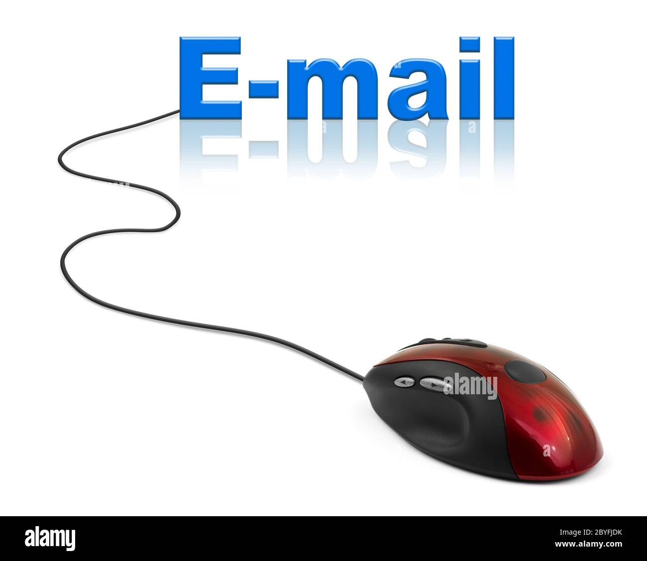 Computer mouse and word E-mail Stock Photo - Alamy