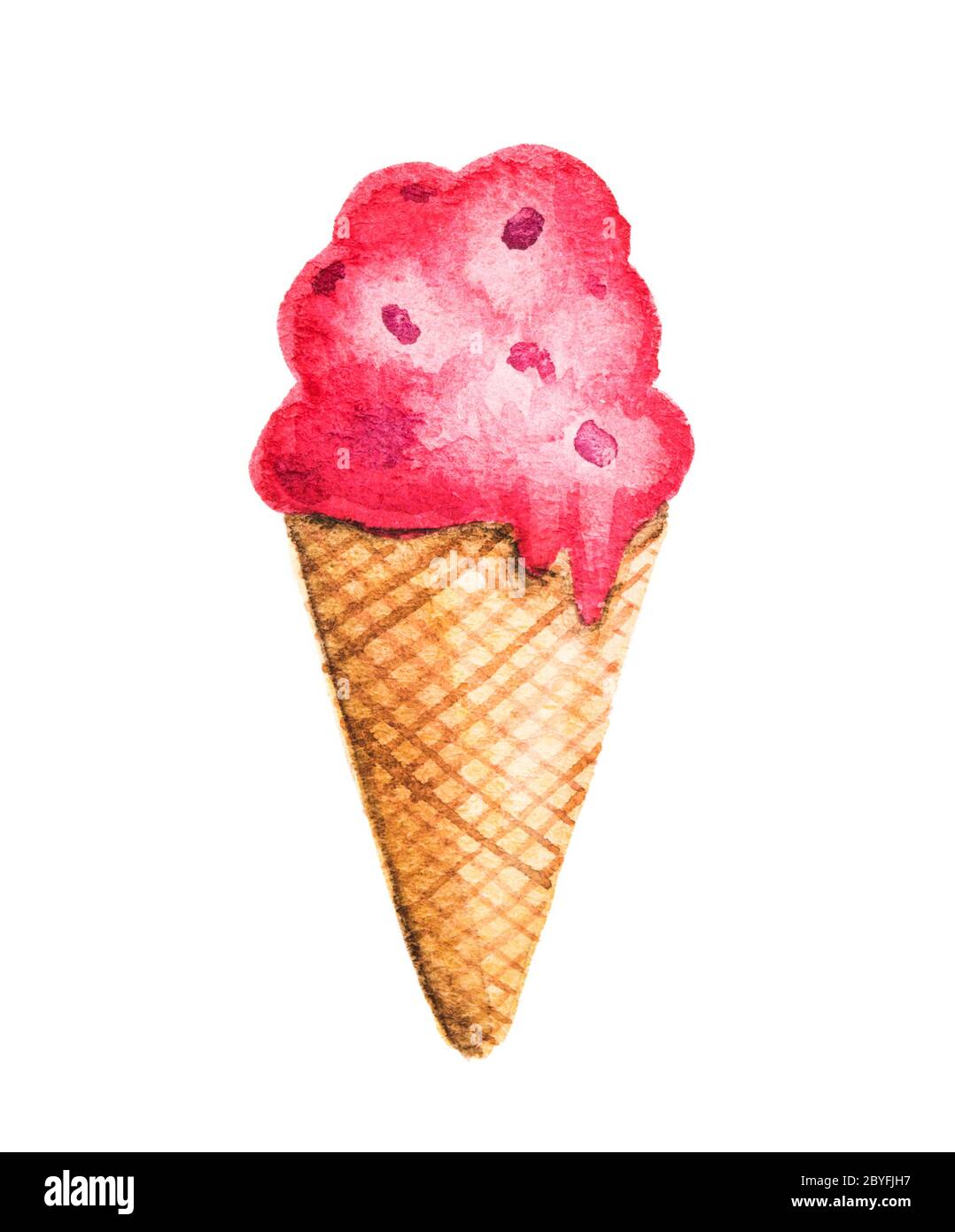 Ice cream drawing Cut Out Stock Images & Pictures - Alamy