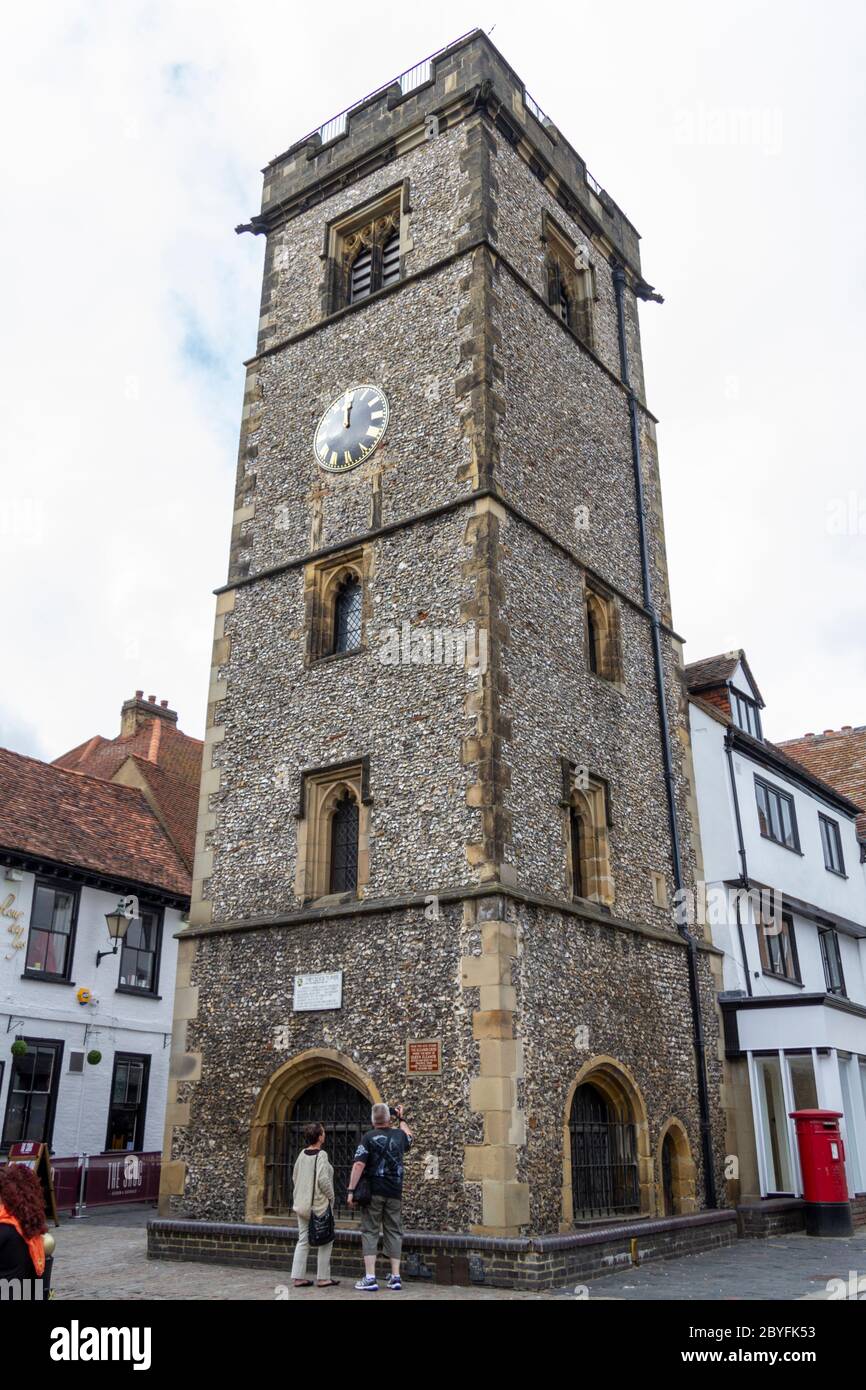 St Albans' Clock Tower is the only surviving medieval town belfry in ...