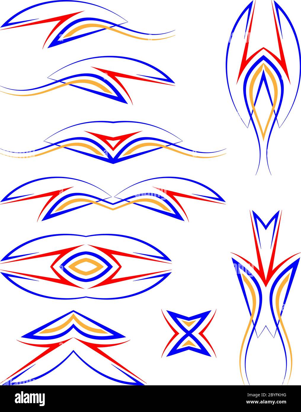 Vehicle Graphics, Stripe : Vinyl Ready Vector Art Stock Vector Image ...