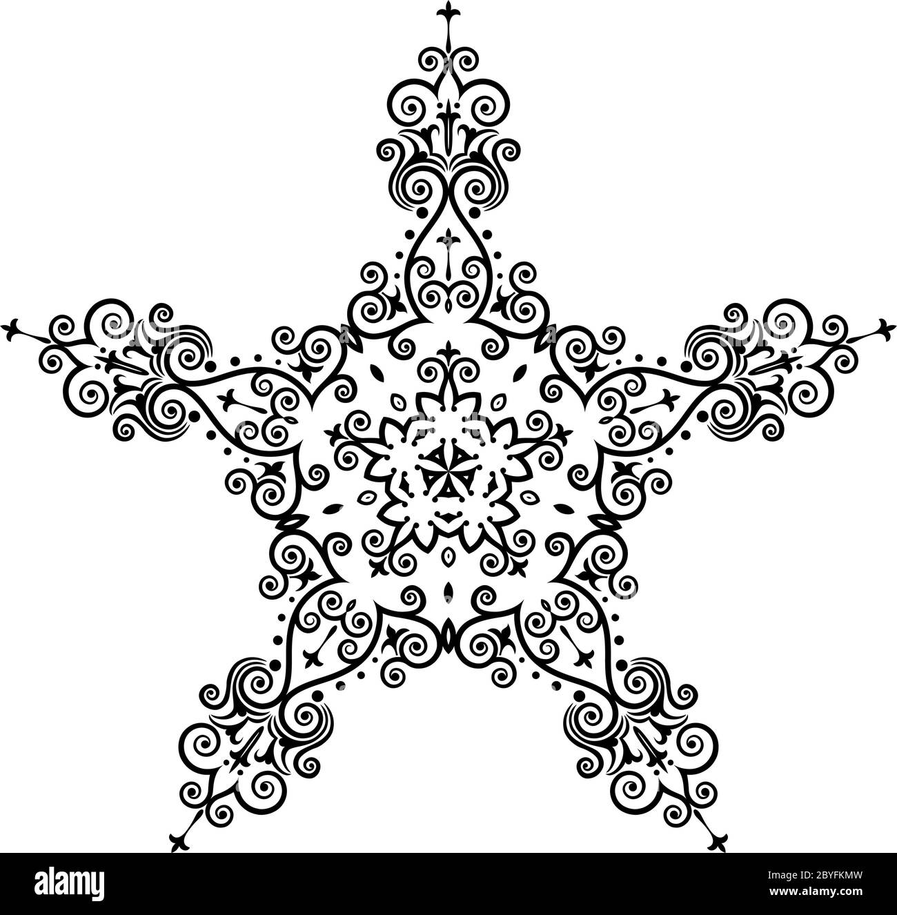 Tattoo Star Symbol Vector Illustration Stock Vector Image & Art - Alamy