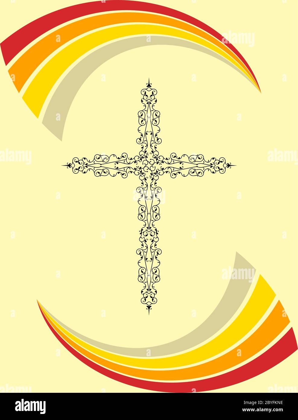 Christian Cross Design Vector Art Stock Vector Image & Art - Alamy