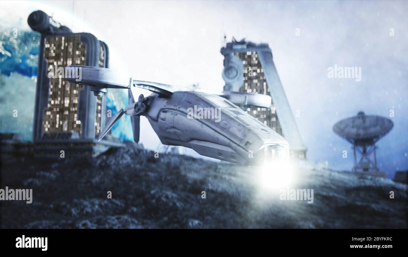 Future 3d space ships hi-res stock photography and images - Alamy