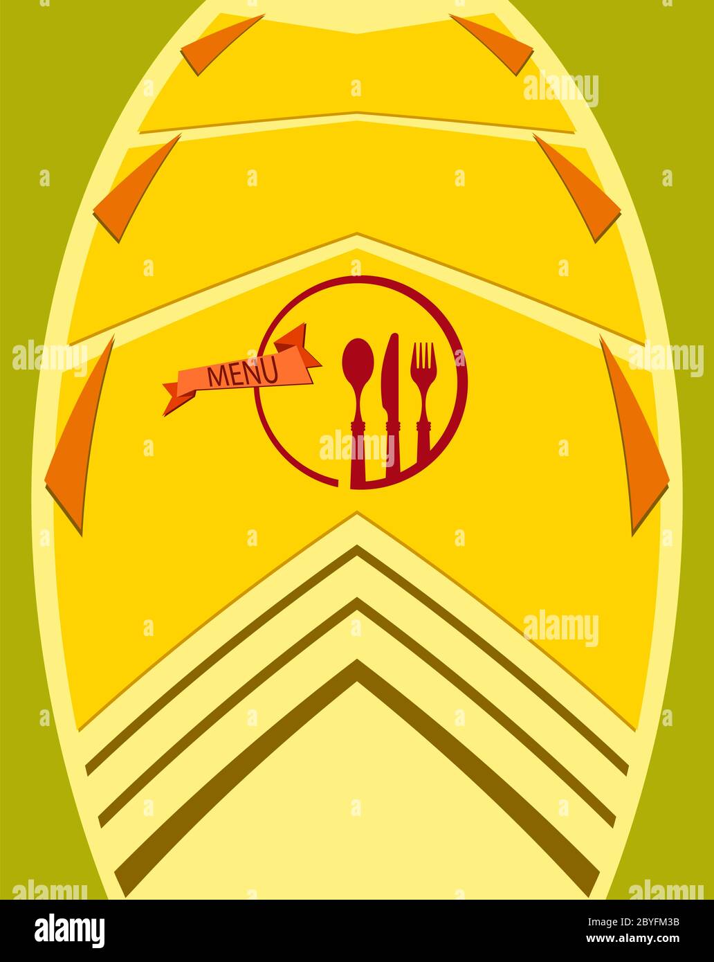 Menu Card Design Template Vector Illustration Stock Vector Image & Art ...