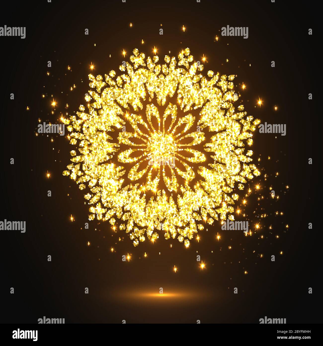 Gold mandala hi-res stock photography and images - Alamy