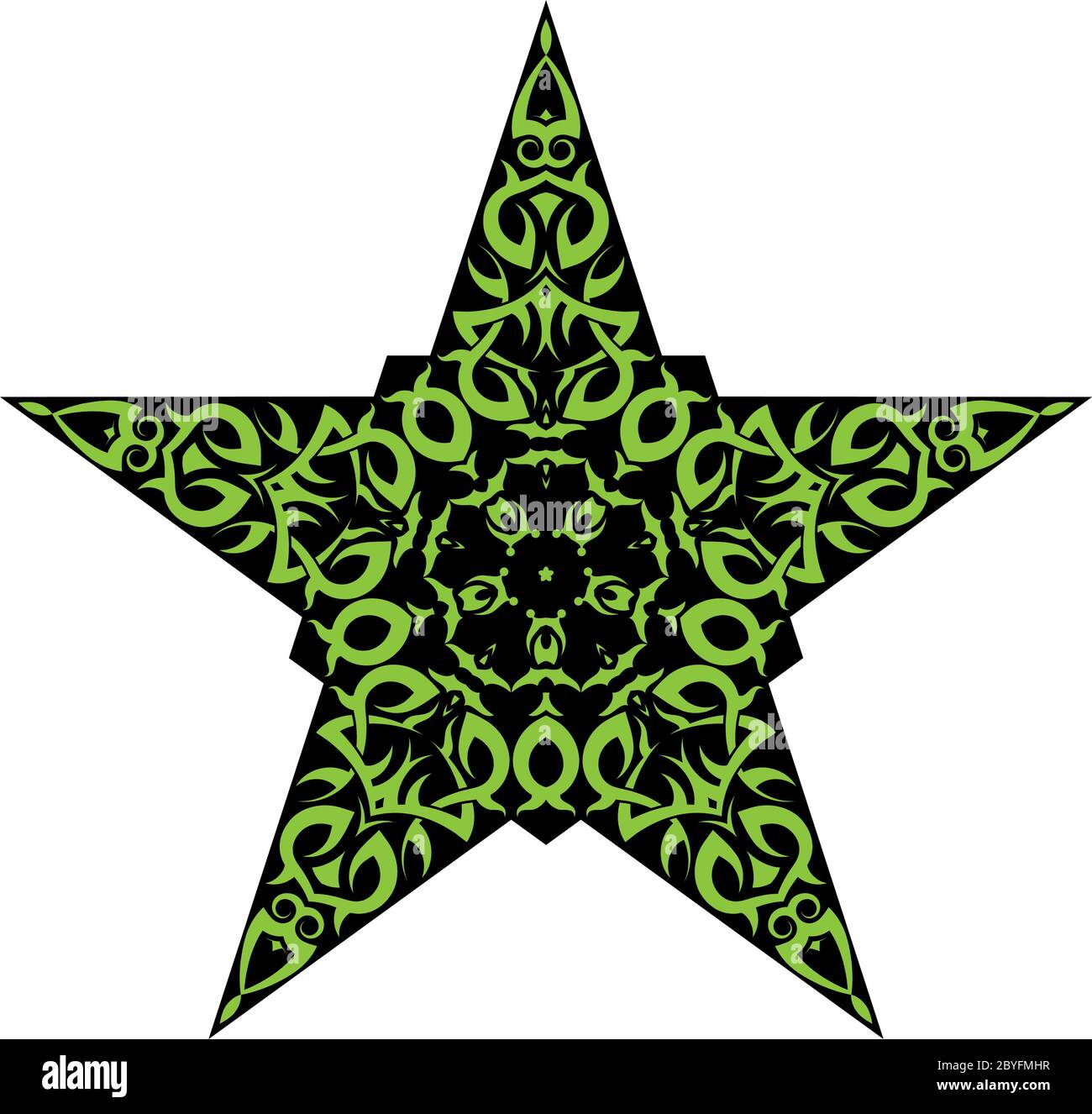 Tattoo Star Symbol Vector Illustration Stock Vector Image & Art - Alamy