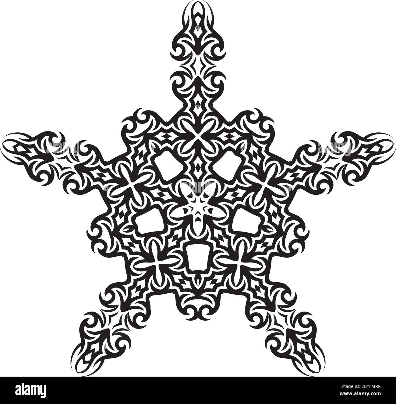 Tattoo Star Symbol Vector Illustration Stock Vector Image & Art - Alamy