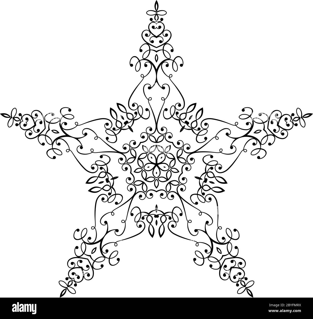 Tattoo Star Symbol Vector Illustration Stock Vector Image & Art - Alamy
