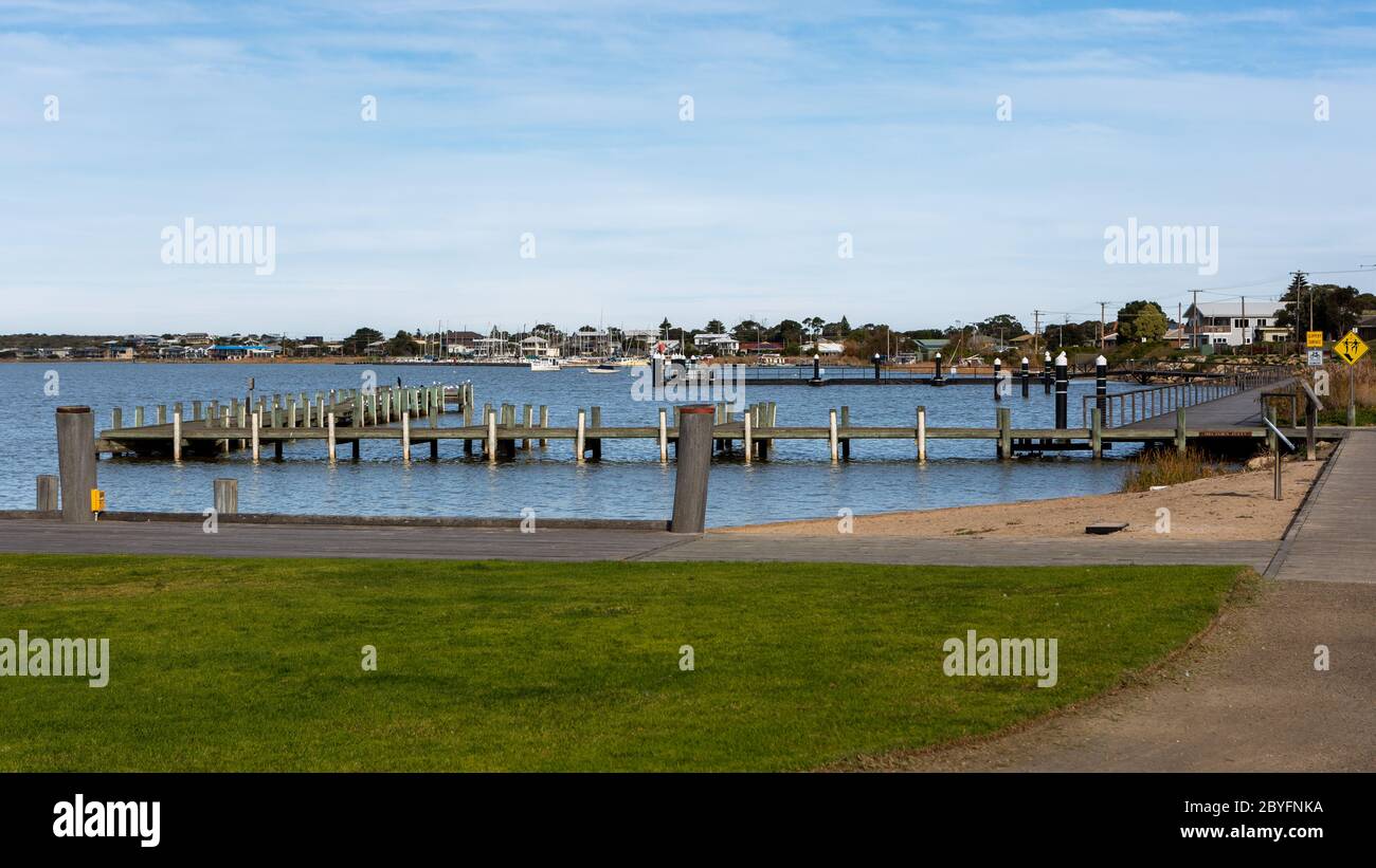 The goolwa marina located on the river murrary located in goolwa on the ...