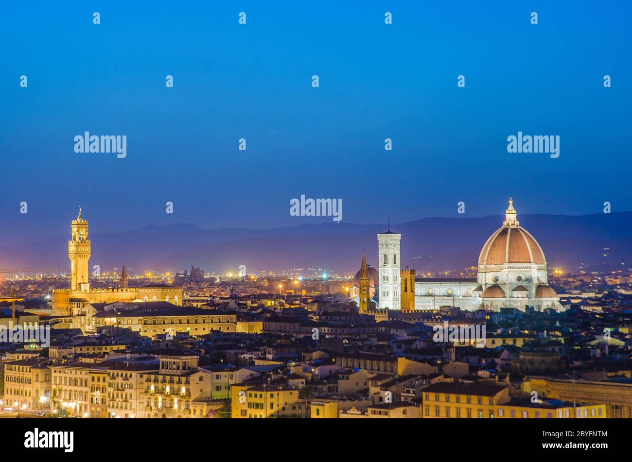 Nice view of florence during evening hours Stock Photo - Alamy