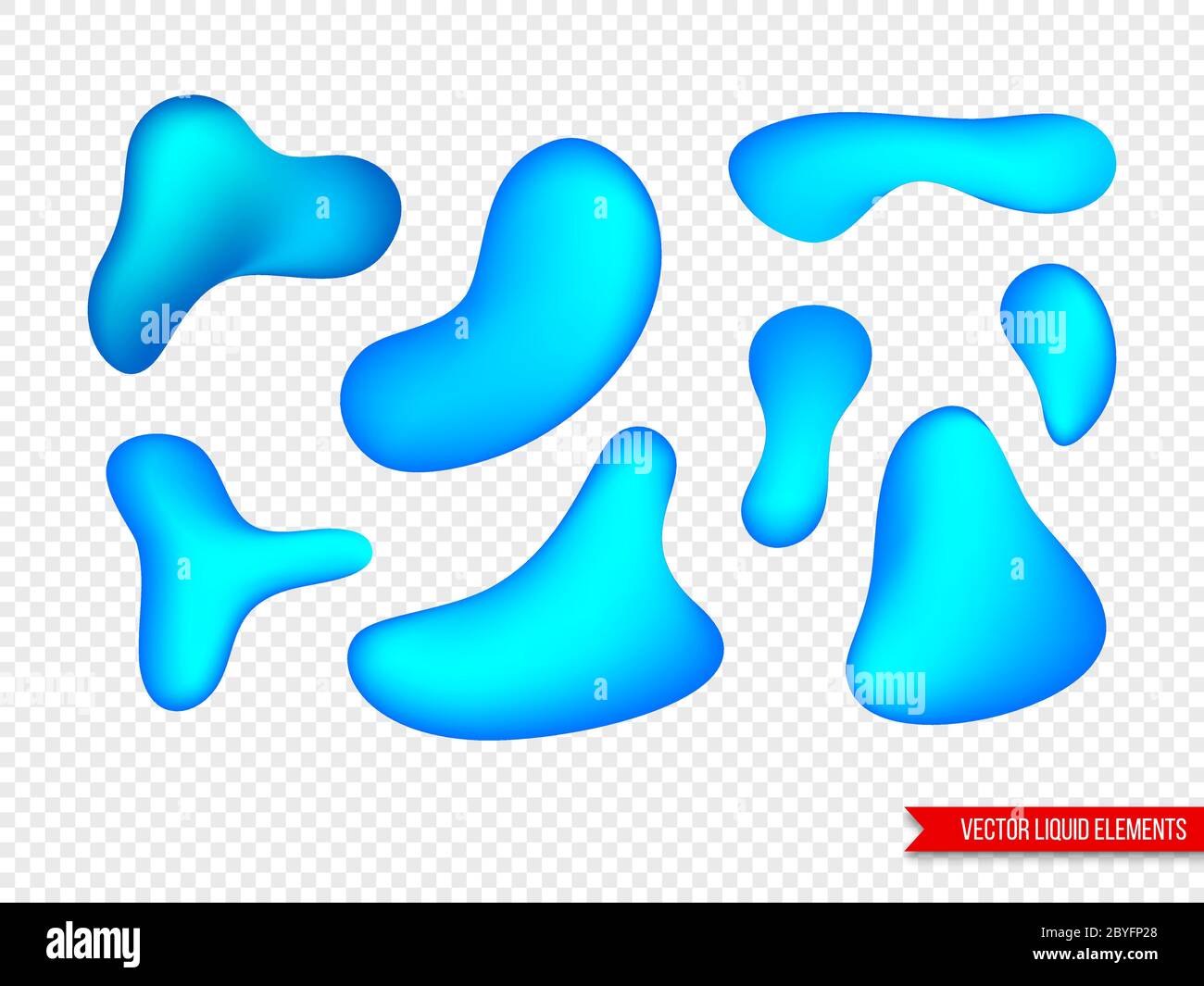 Bright colorful shapes on Stock Vector Images - Alamy