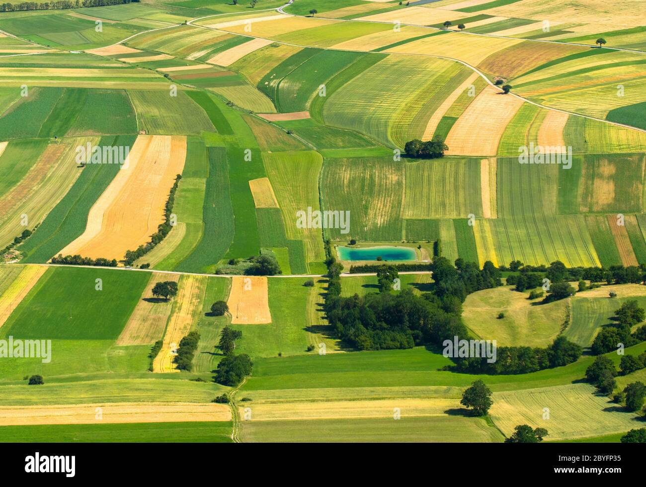 Indian agriculture aerial view hi-res stock photography and images - Alamy