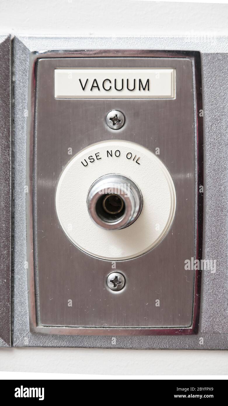 A vaccuum intake in a patient room of a hospital Stock Photo - Alamy