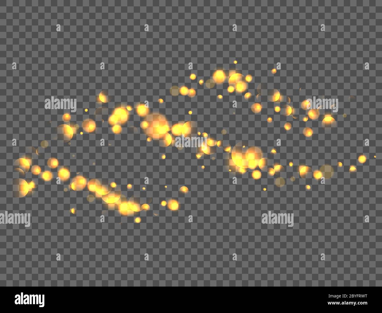 Magic sparkling elements with glowing light effect Stock Vector Image & Art - Alamy