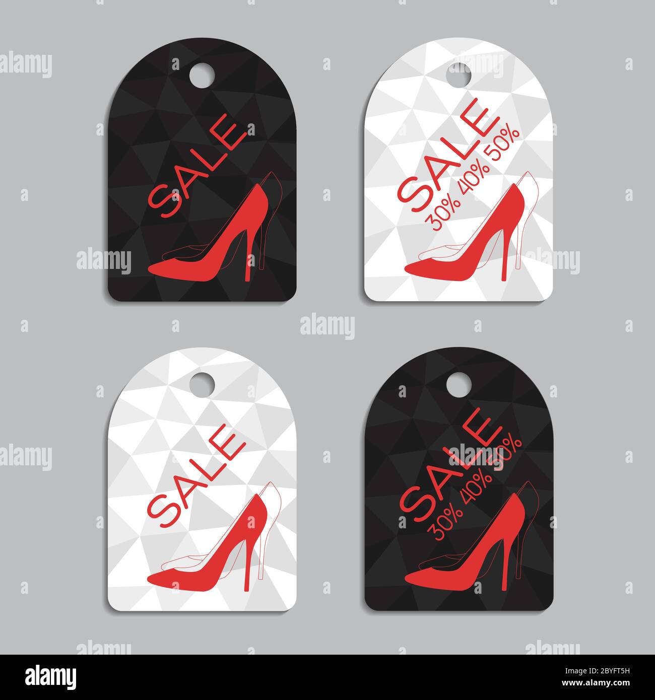 Stickers on black background Stock Vector Images - Alamy