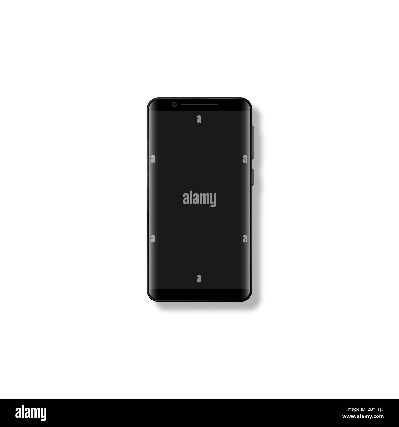 Modern realistic phone front Stock Vector Images - Alamy