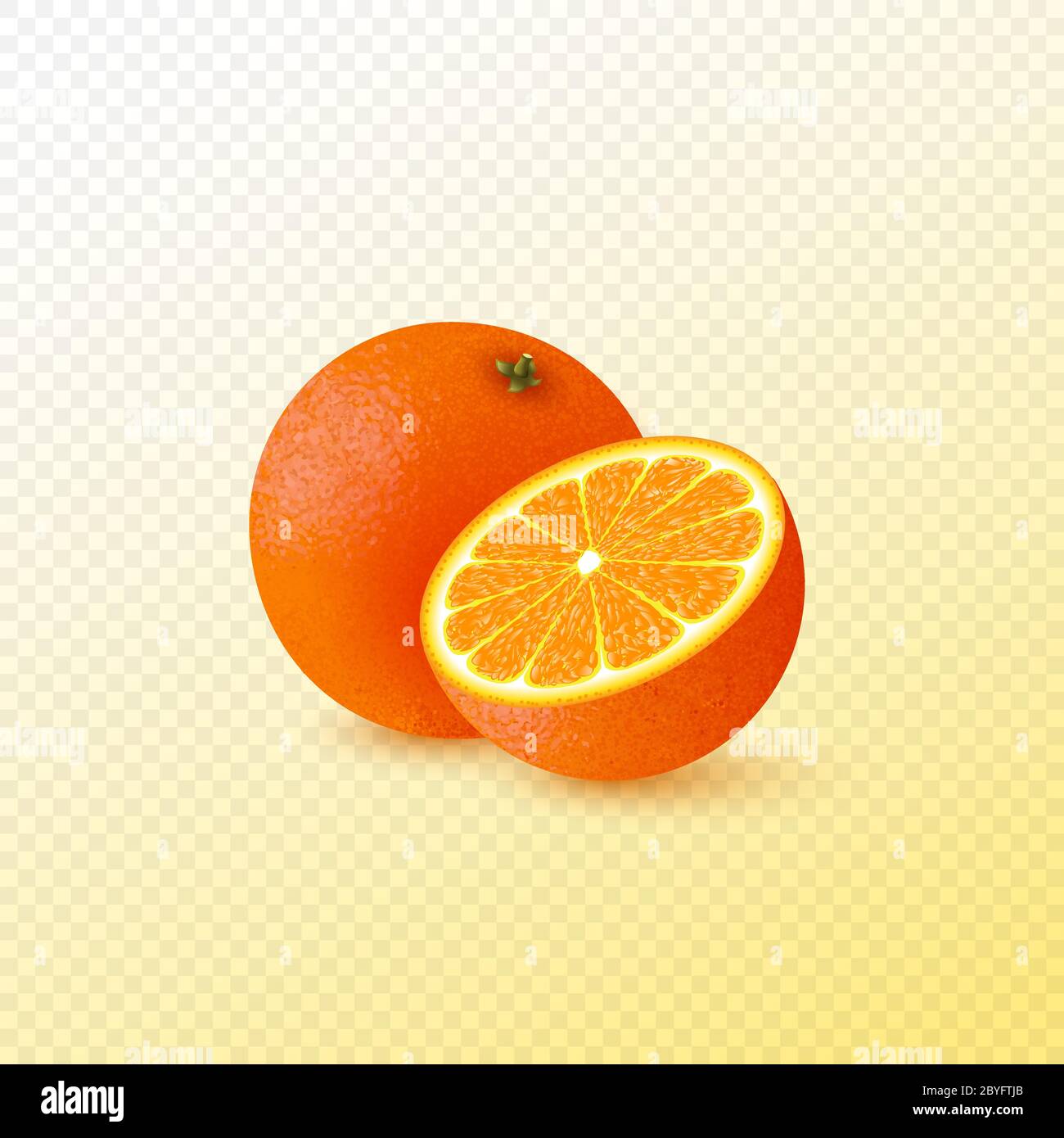 Fresh whole cut fruit Stock Vector Images - Alamy