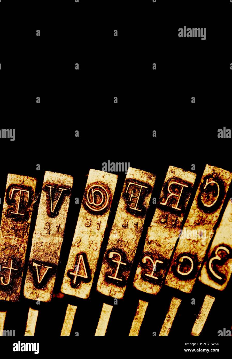 Typewriter key strike hi-res stock photography and images - Alamy