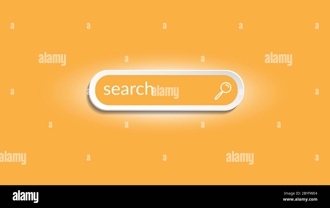 Yellow search button Stock Vector Image & Art - Alamy