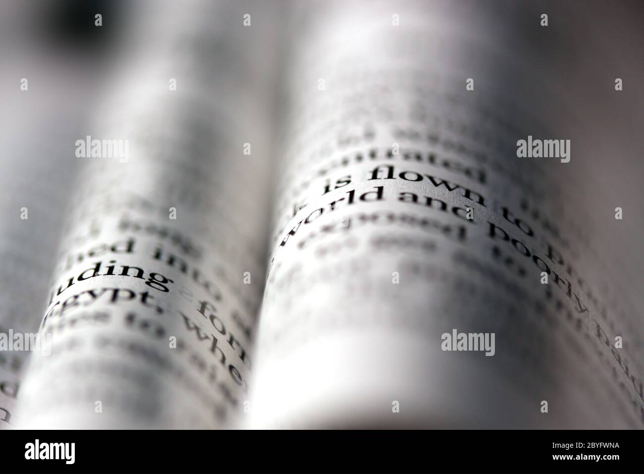 Close up of newspaper Stock Photo - Alamy