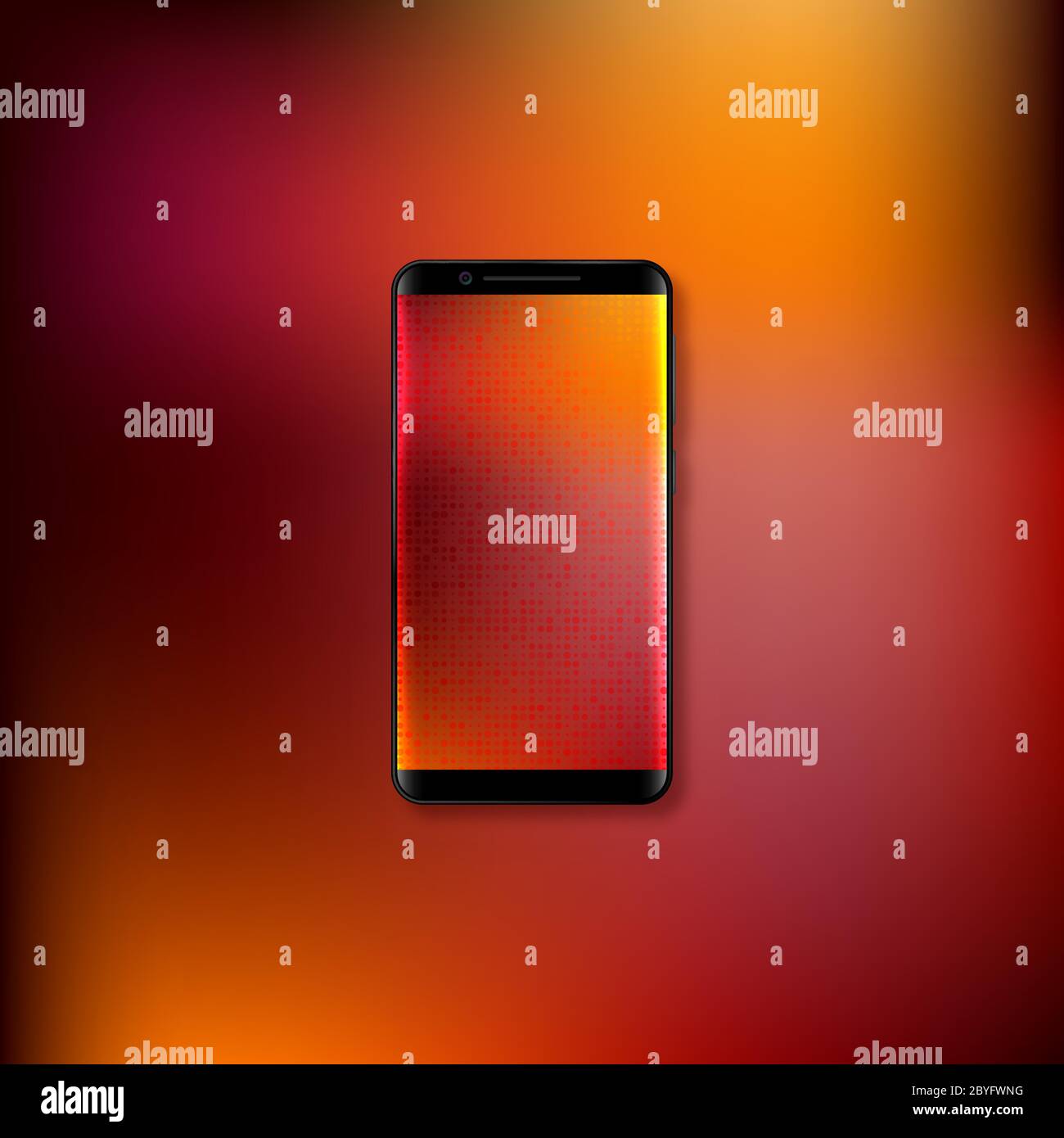 Realistic 3d mobile smartphone Stock Vector Image & Art - Alamy