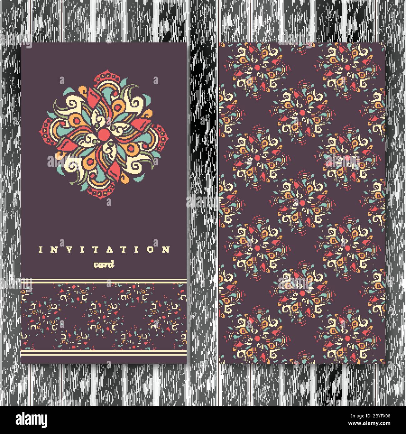 Greeting, invitation cards or brochure Stock Vector Image & Art - Alamy