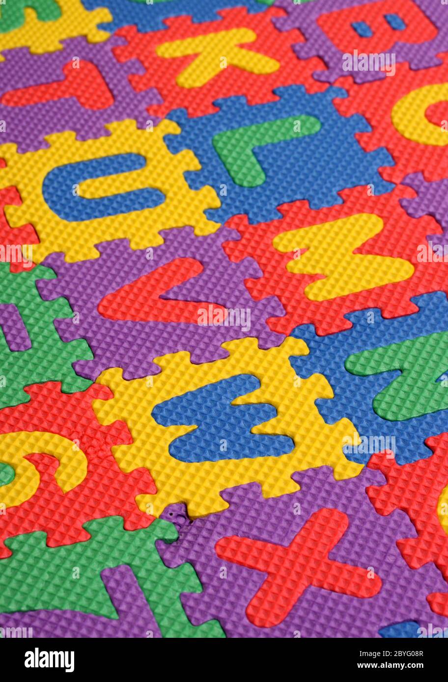 Alphabet and numbers Stock Photo - Alamy