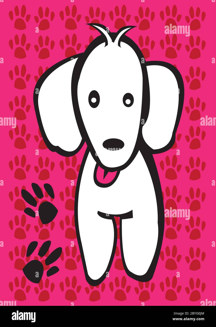 Cute Paw Print Clip Art