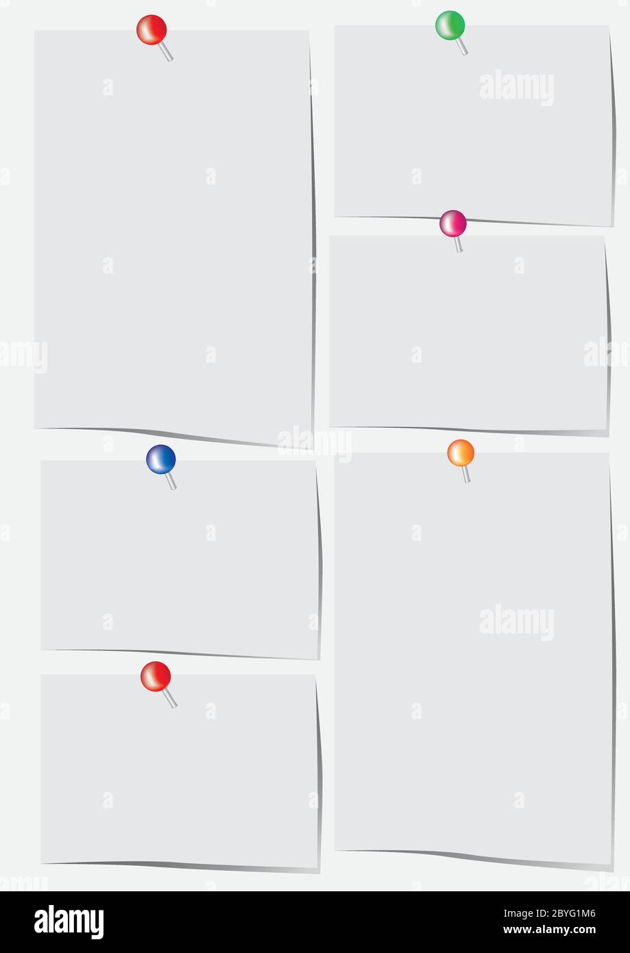 Set creased wrinkled paper Stock Vector Images - Alamy