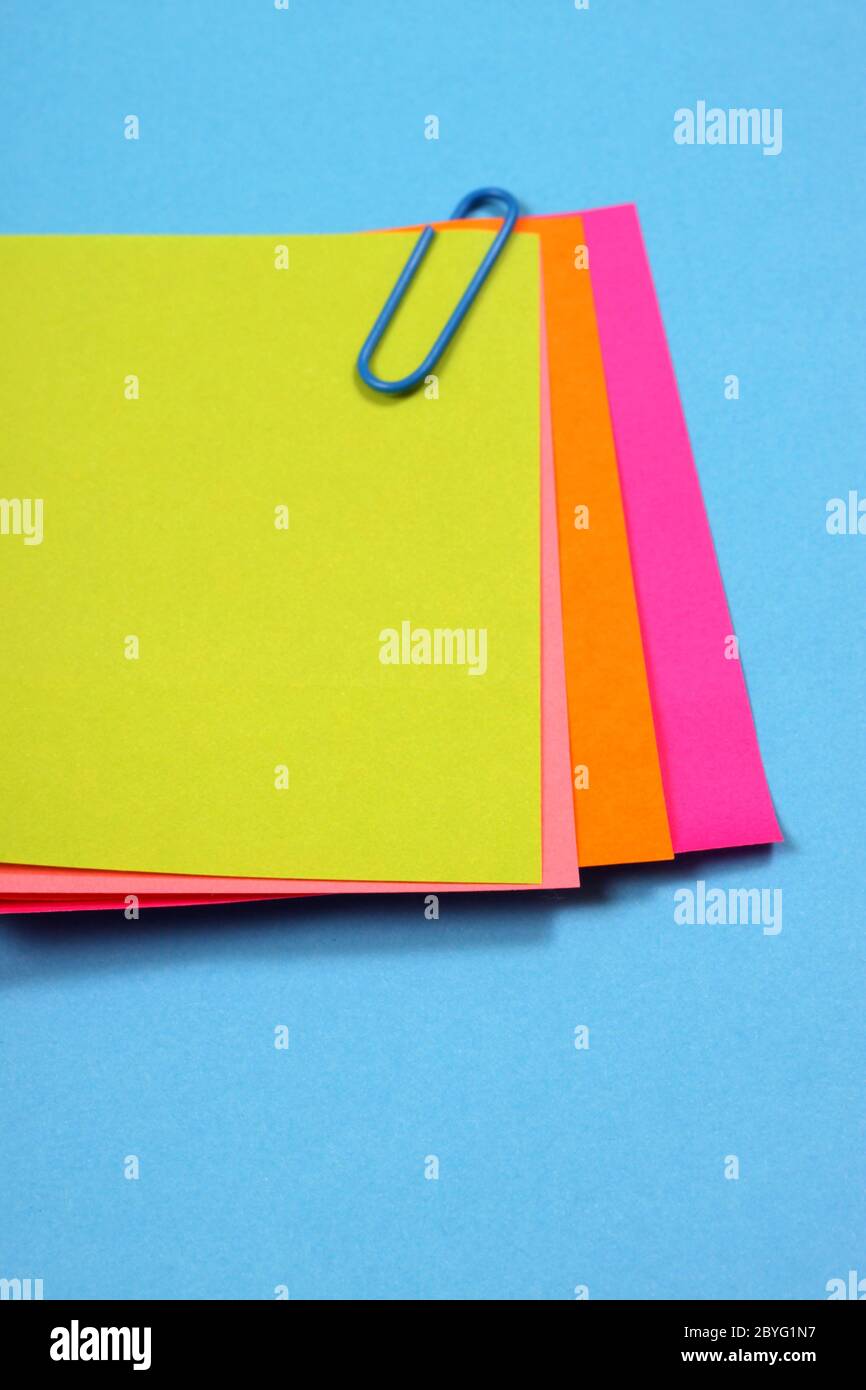 Colour note hi-res stock photography and images - Alamy