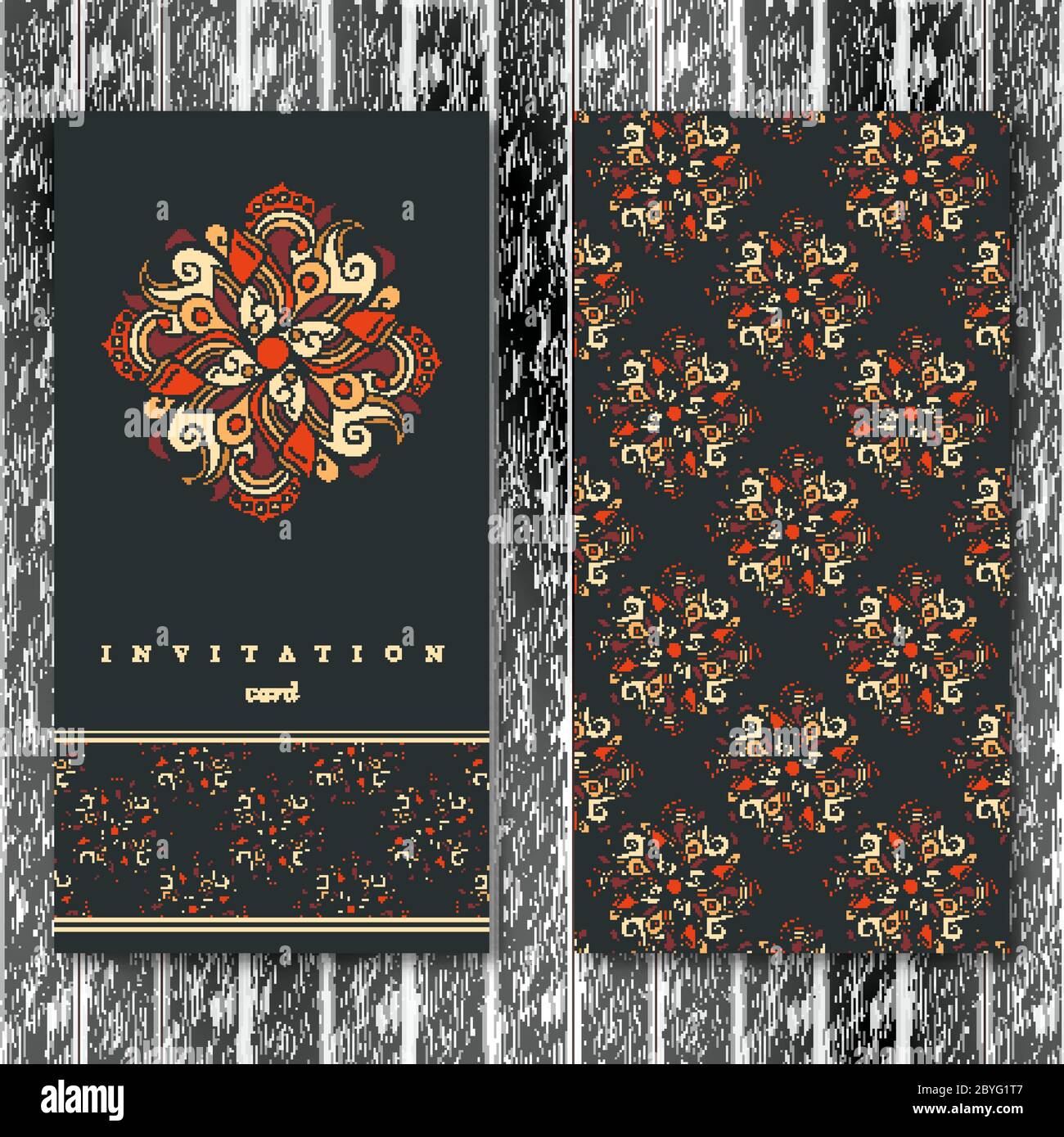 Greeting, invitation cards or brochure Stock Vector Image & Art - Alamy