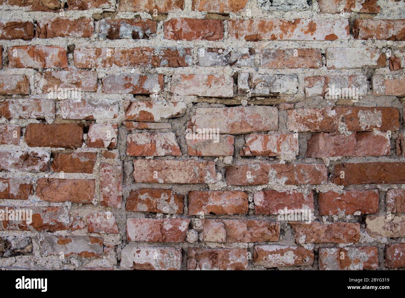An old decayed brick wall as texture Stock Photo - Alamy