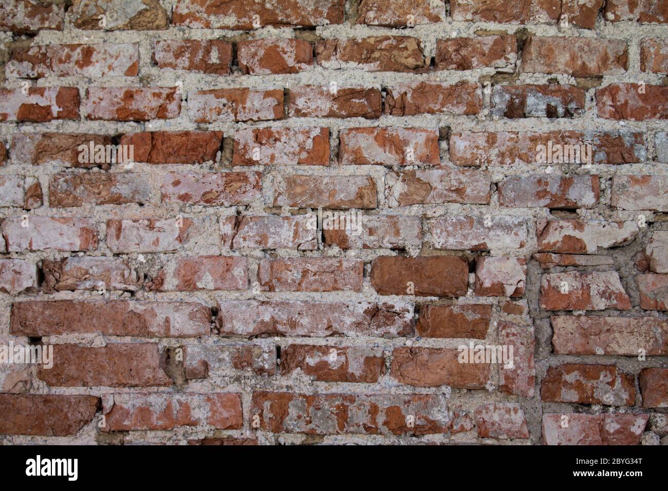 An old decayed brick wall as texture Stock Photo - Alamy