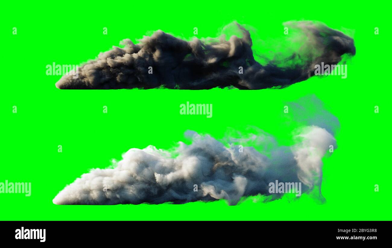 launch rocket isolate. Green screen. 3d rendering Stock Photo - Alamy