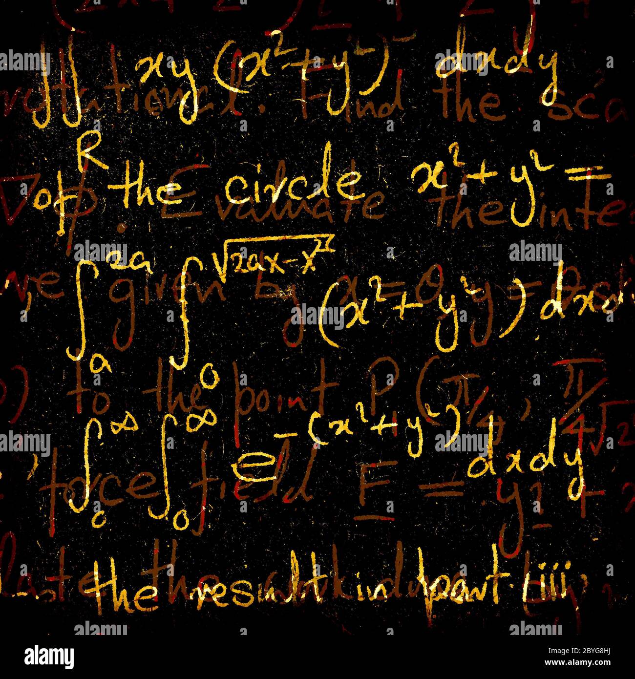 Mathematical Engineering Background Stock Photo - Alamy