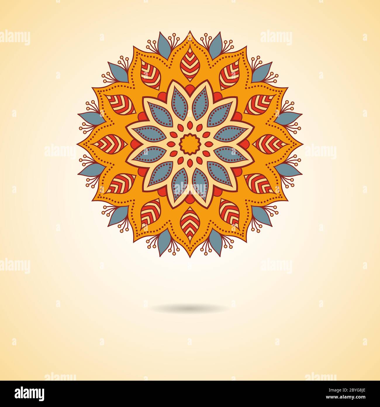 Hand drawn lotus mandala hi-res stock photography and images - Alamy