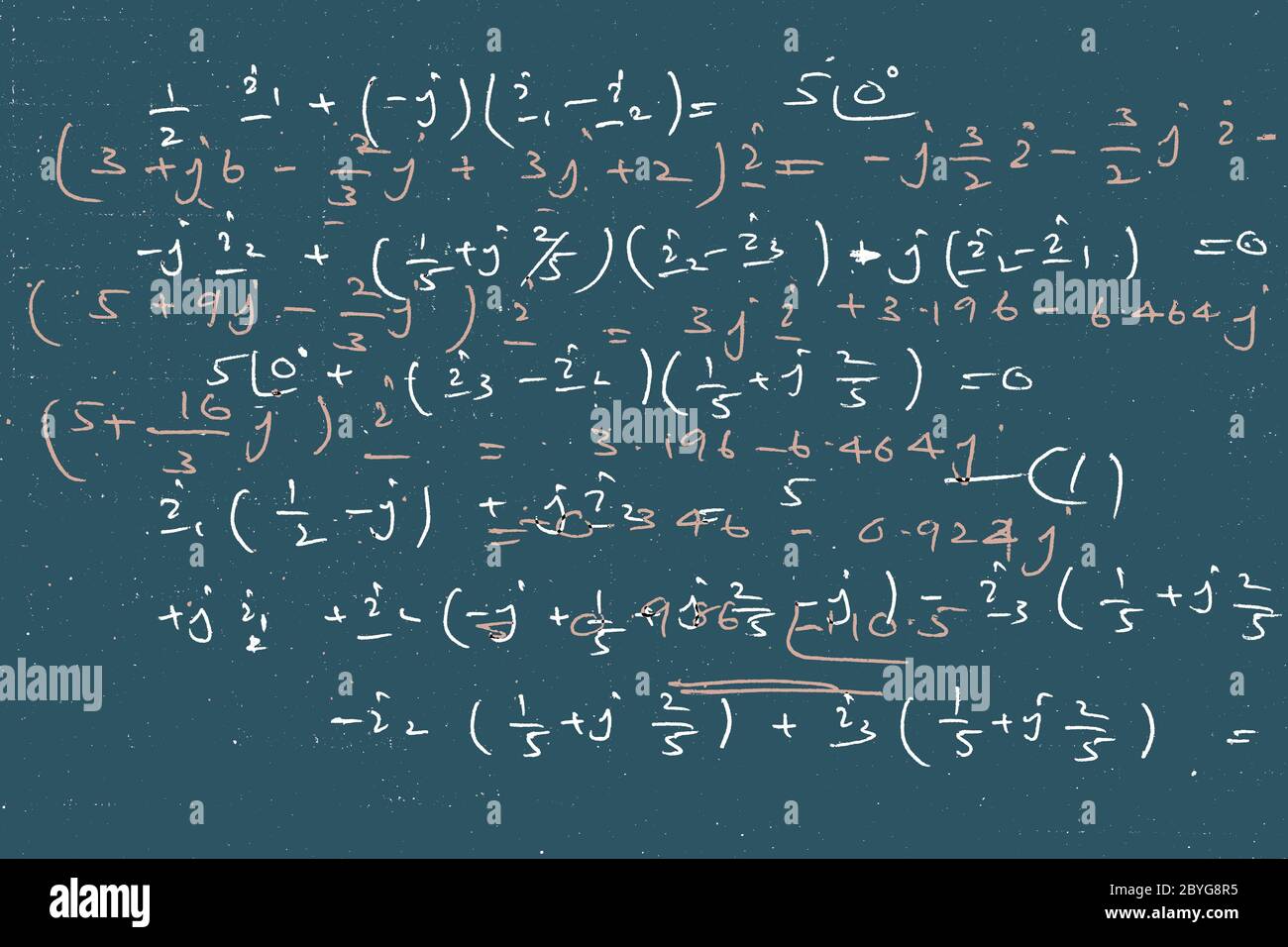 Mathematical Engineering Background Stock Photo - Alamy