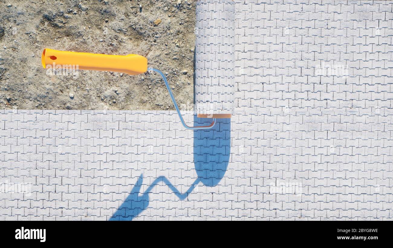 Block Paving Brush High Resolution Stock Photography and Images - Alamy