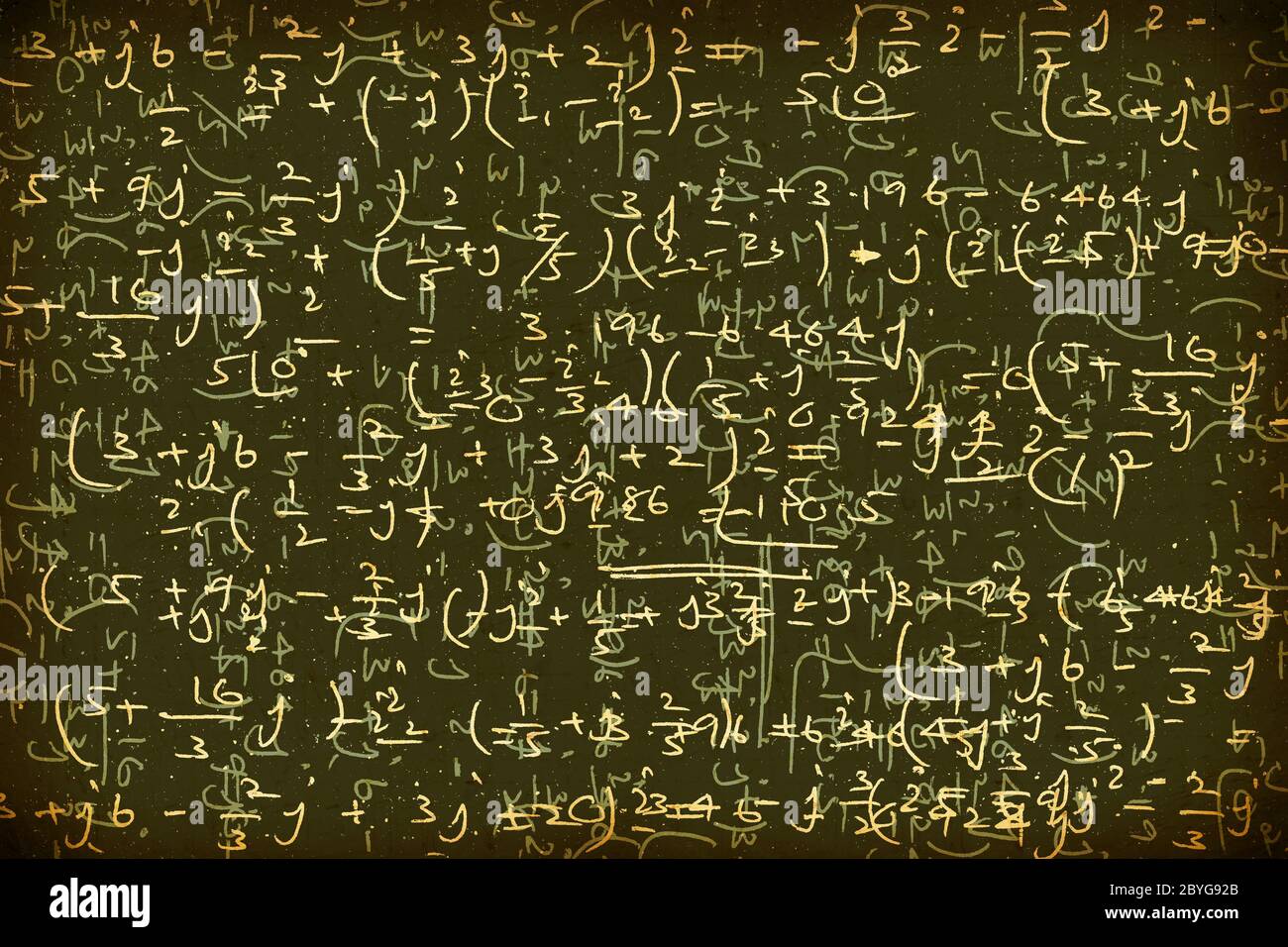 Mathematical Engineering Background Stock Photo - Alamy