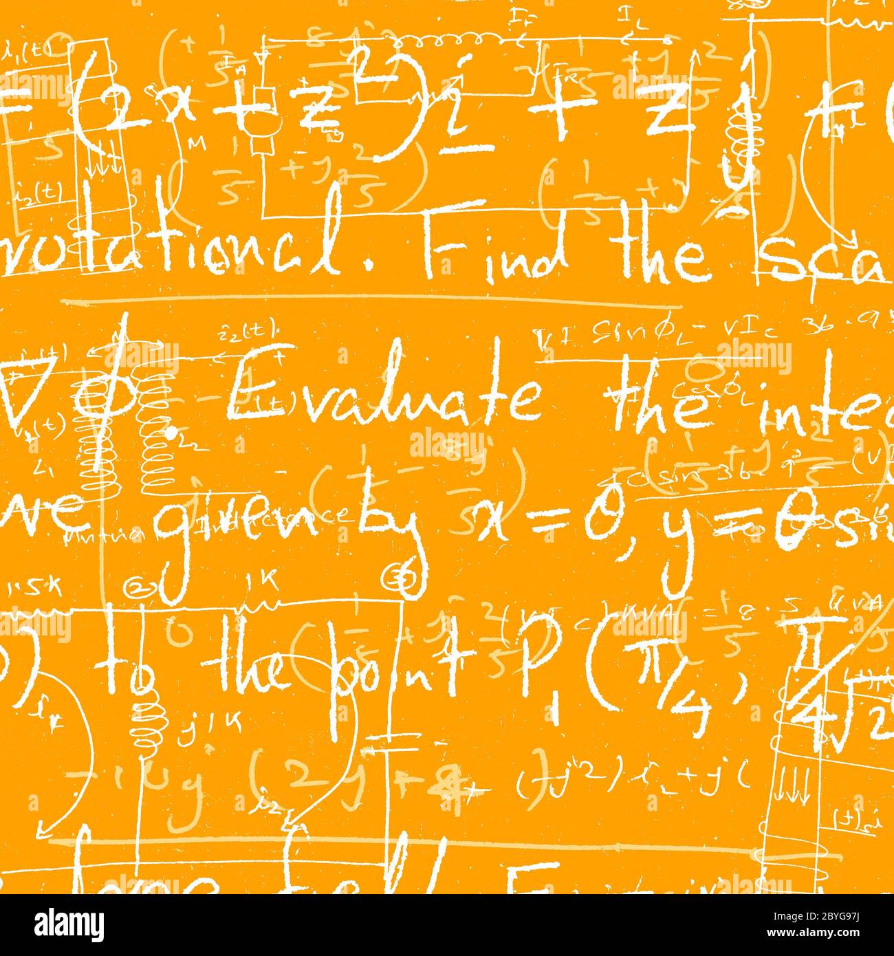 Mathematical Engineering Background Stock Photo - Alamy
