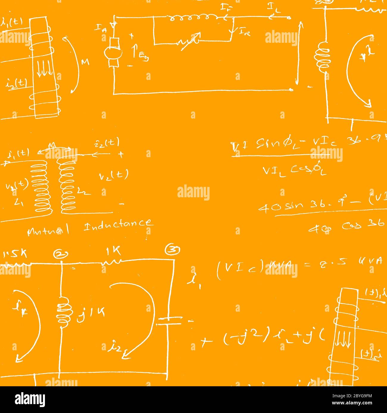 Mathematical Engineering Background Stock Photo - Alamy