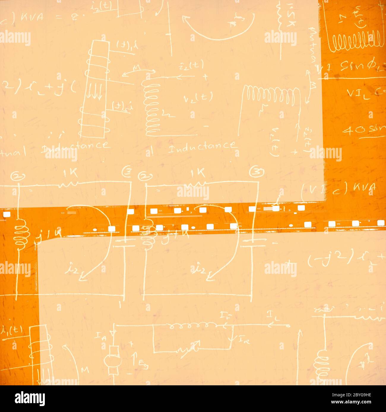 Mathematical Engineering Background Stock Photo - Alamy