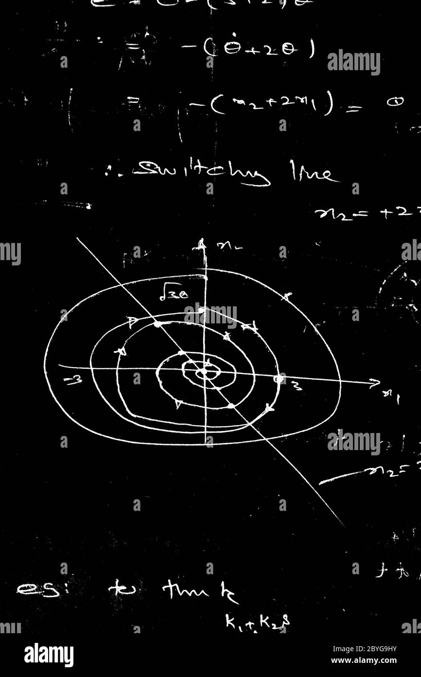 Mathematical Engineering Background Stock Photo - Alamy