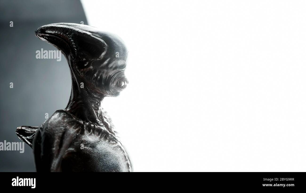 Scary, horror monster. Fear concept. 3d rendering Stock Photo - Alamy