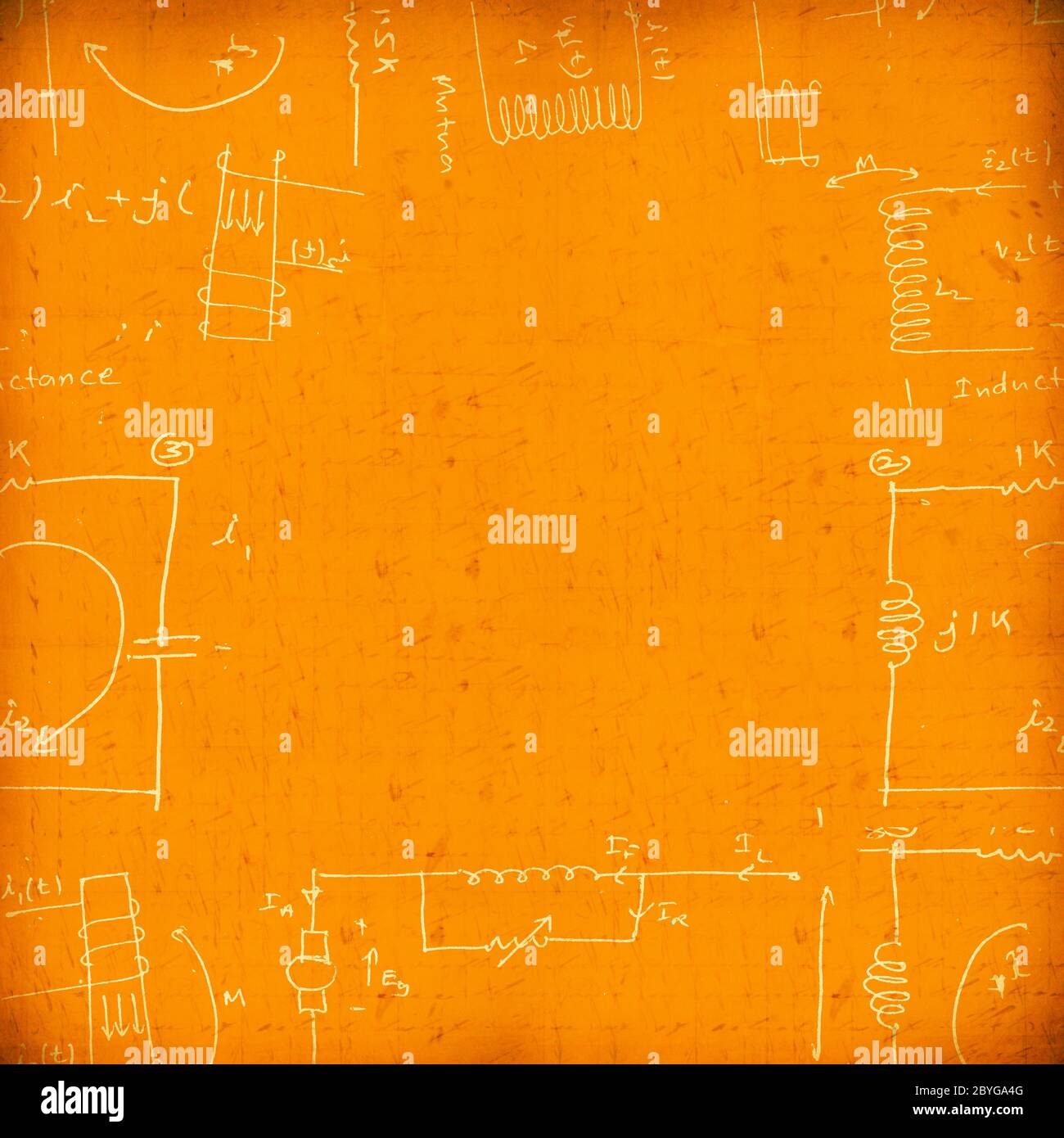 Mathematical Engineering Background Stock Photo - Alamy